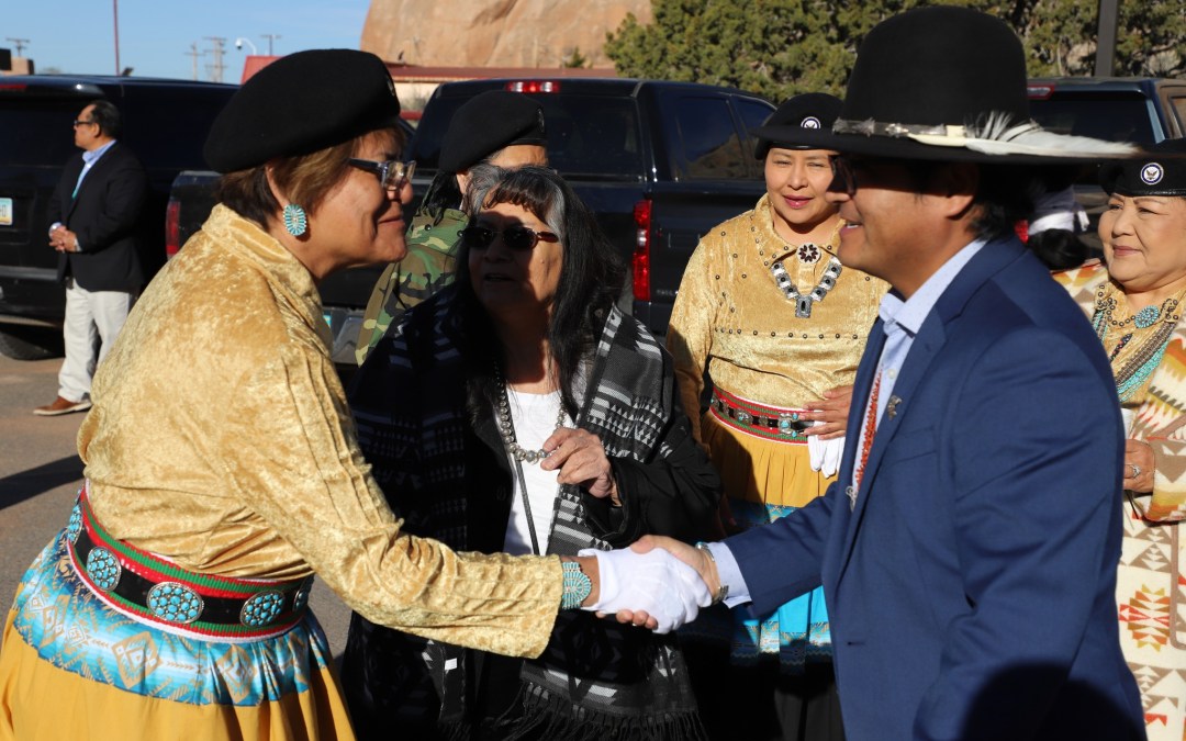 Navajo Nation President Buu Nygren and Speaker Crystalyne Curley host ...