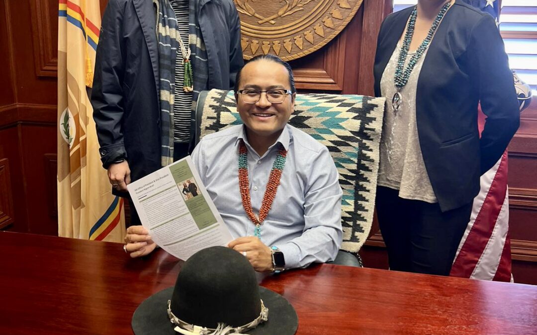 Council Delegate Andy Nez shares priorities in meeting with President ...
