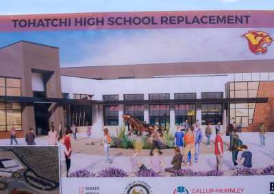 President Nygren, Tohatchi community break ground for Tohatchi High ...