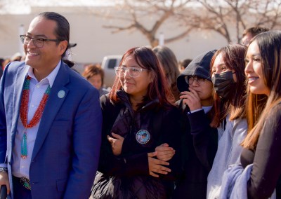 President Nygren, Tohatchi community break ground for Tohatchi High ...