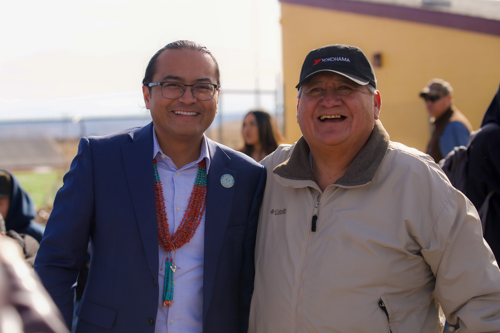 President Nygren, Tohatchi community break ground for Tohatchi High ...
