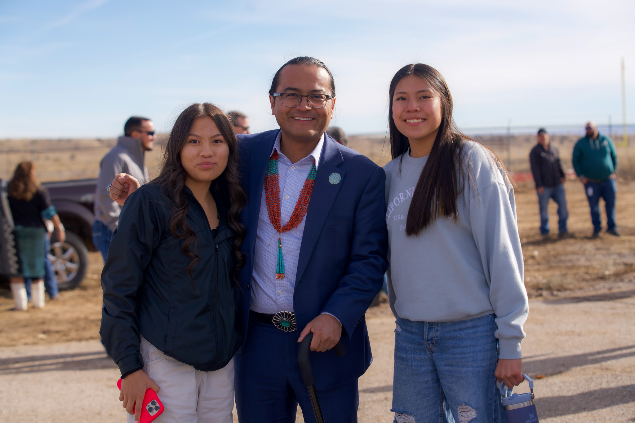 President Nygren, Tohatchi community break ground for Tohatchi High ...