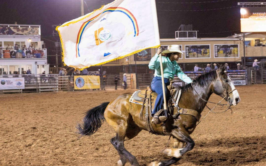 Opening night of PRCA weekend kicks off with Navajo Nation Leaders ride ...