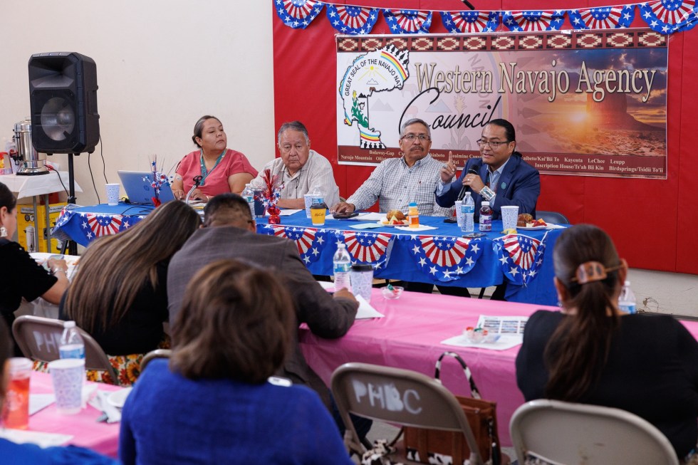 President Nygren attended the Western Agency Council meeting | Navajo ...