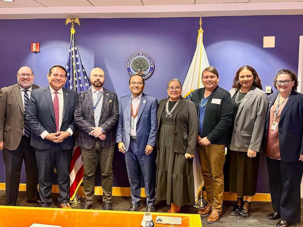 President Nygren meets with Department of Education Secretary Lina McMahon