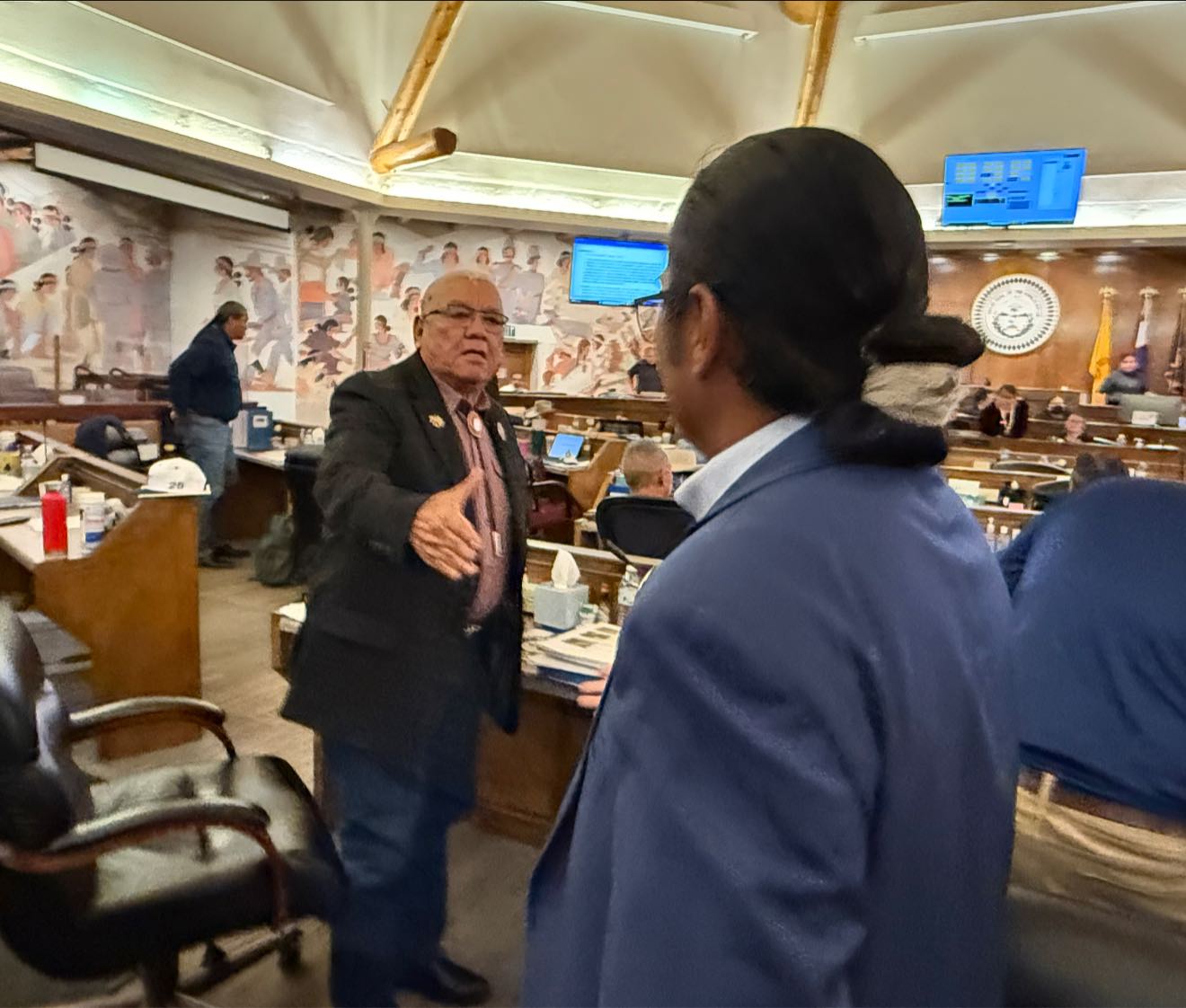 President Nygren meets with Navajo Nation Council on Budget