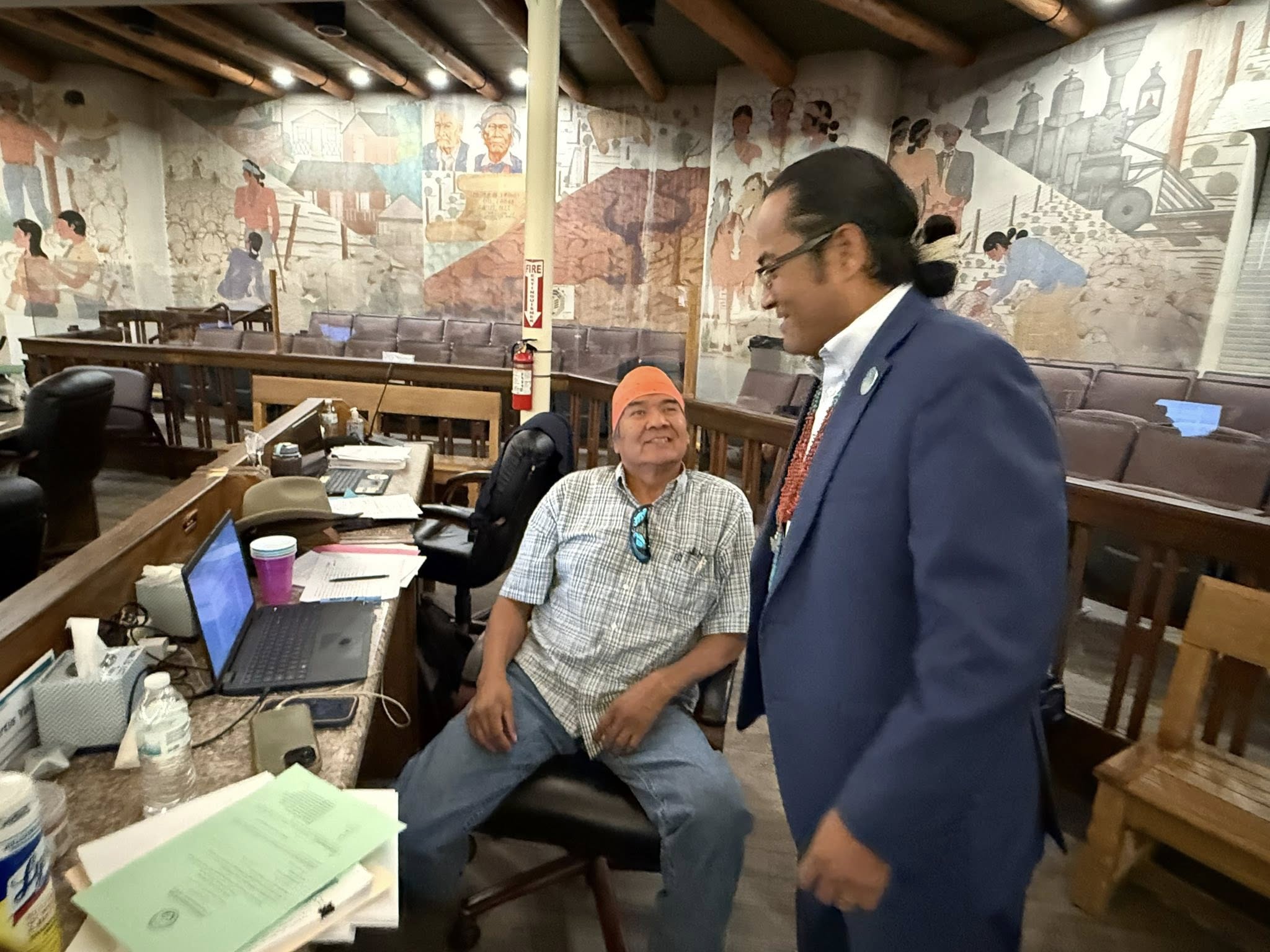 President Nygren meets with Navajo Nation Council on Budget