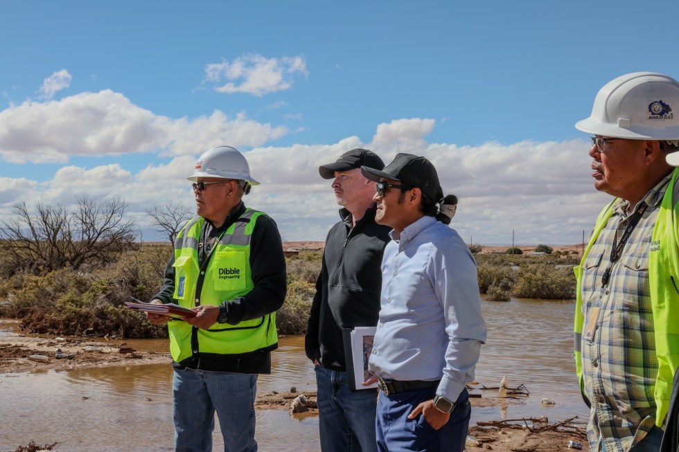 President Nygren Visits Dennehotso After Severe Flooding