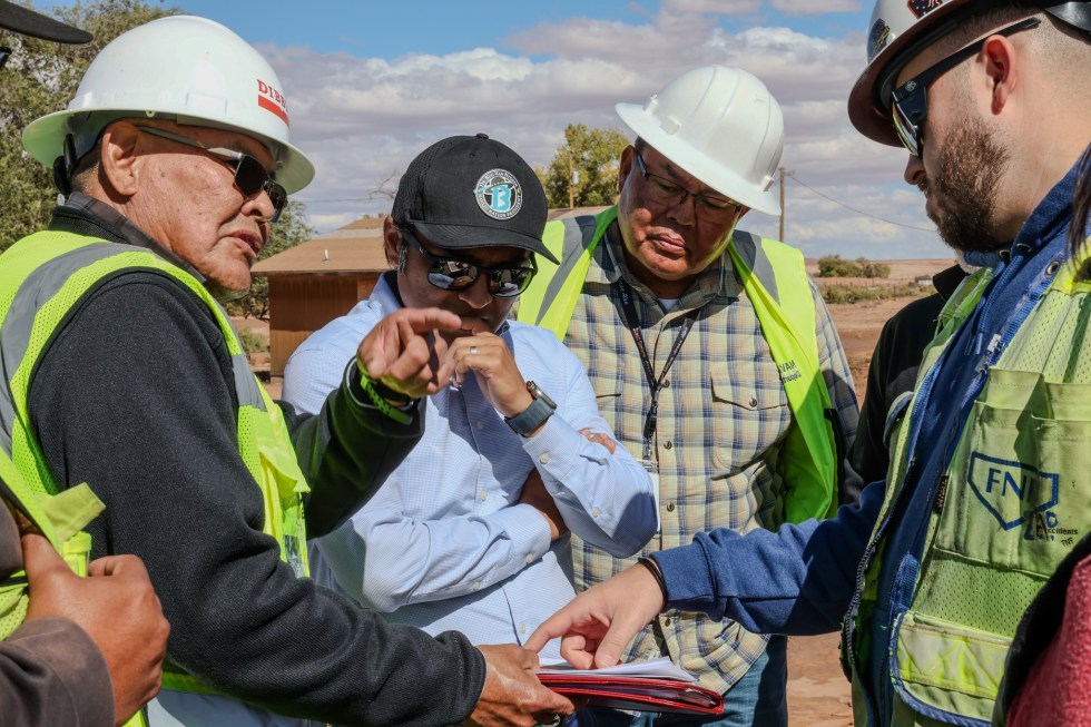 President Nygren Visits Dennehotso After Severe Flooding