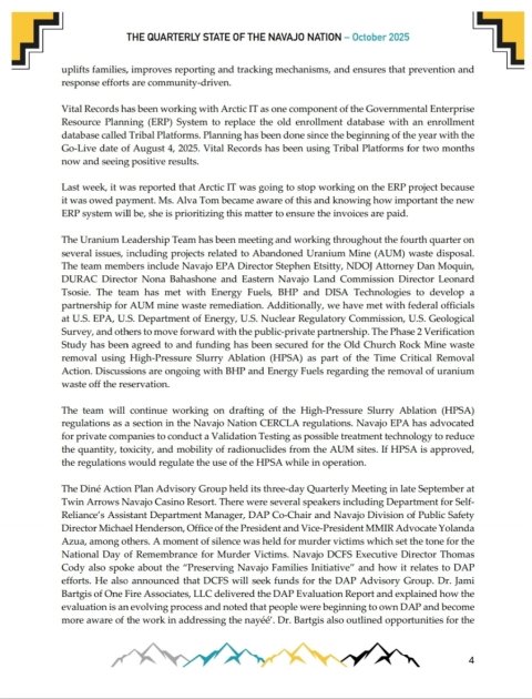 President Nygren’s Statement on the State of the Nation Address
