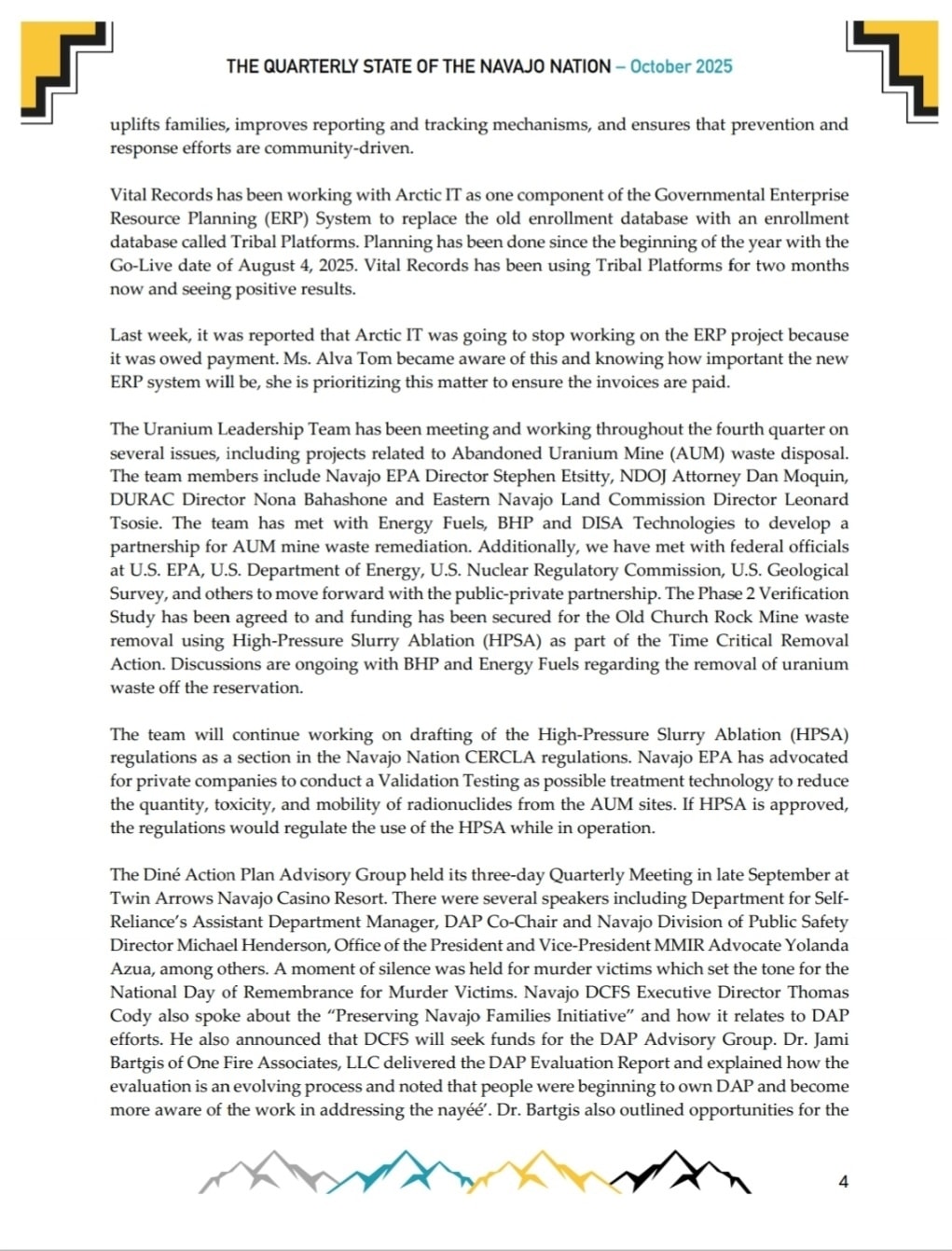 President Nygren’s Statement on the State of the Nation Address