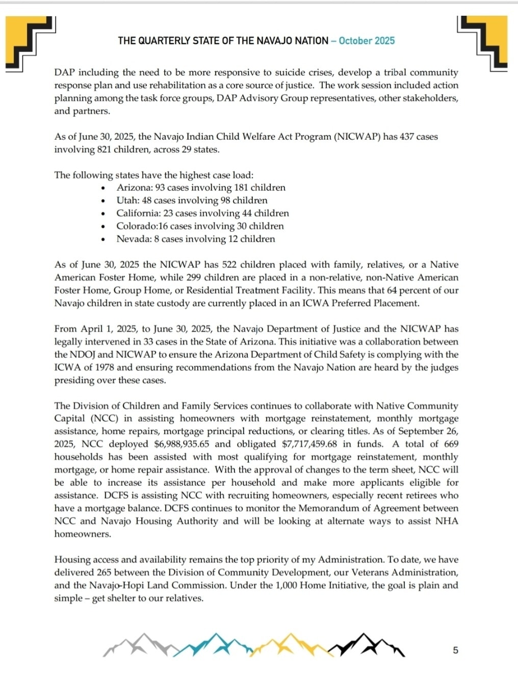 President Nygren’s Statement on the State of the Nation Address