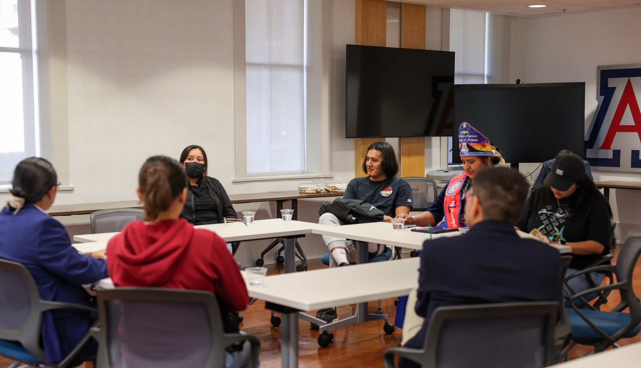 President Meets Native Students and University Leadership at U of A